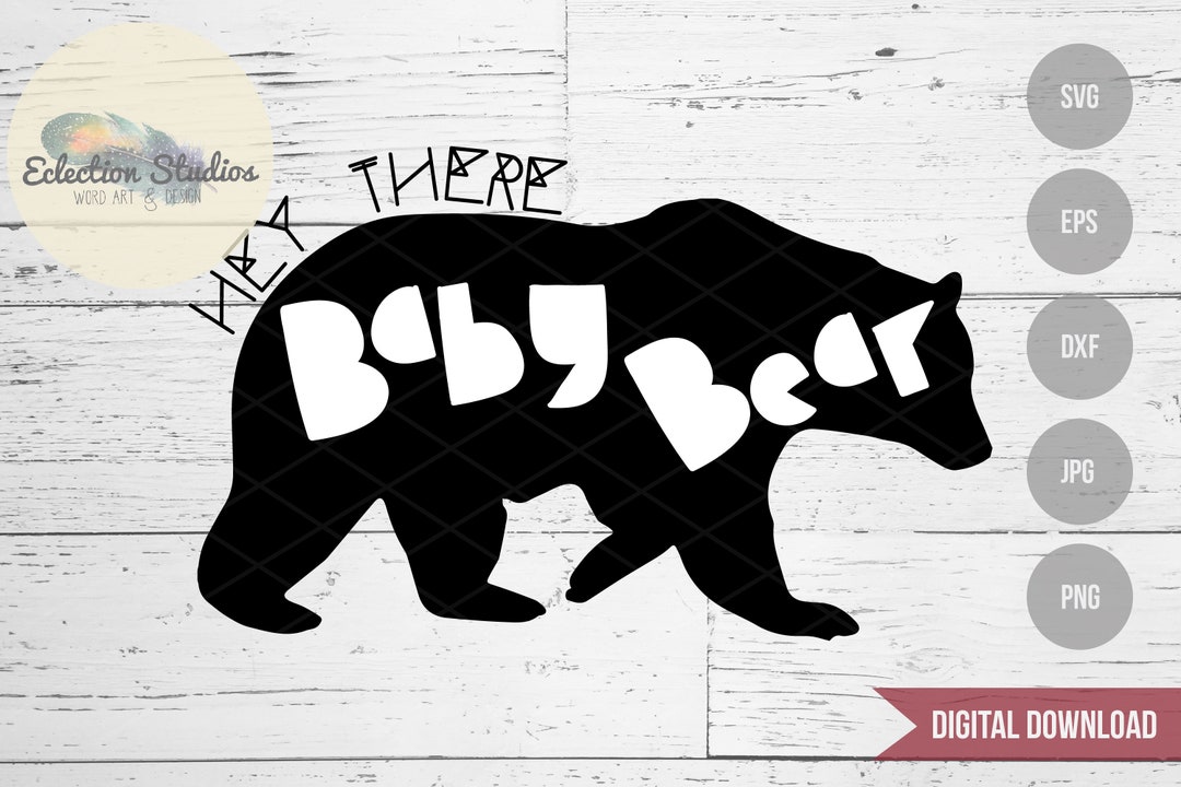 Hey There Baby Bear, Woodland Nursery, New Baby, Birth Announcement ...