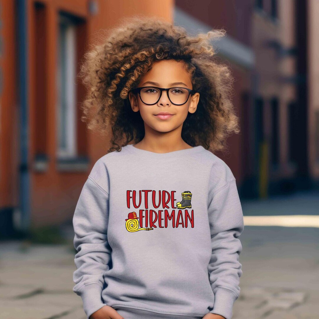 Future Fireman Sweatshirt, Birthday Sweatshirt, Firefighter Dad Gift ...