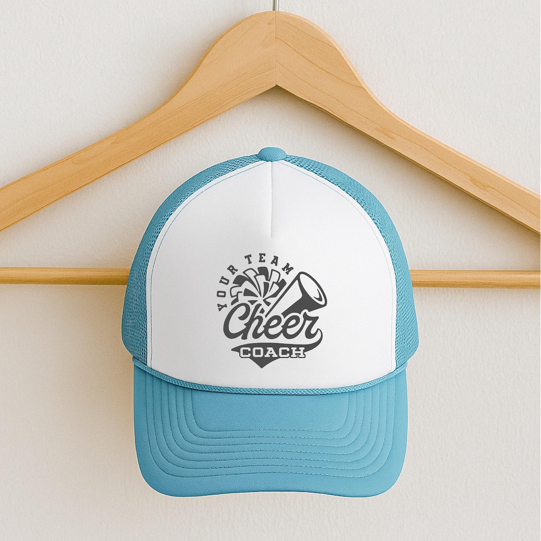 Custom Cheer Coach Hat Cheerleader Cap Dad Hat Personalized Caps Cheer ...