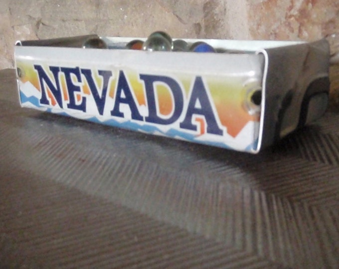 Vintage Nevada License Plate Tray Rustic Treasure Tray / - Etsy