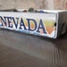 Vintage Nevada License Plate Tray Rustic Treasure Tray / | Etsy