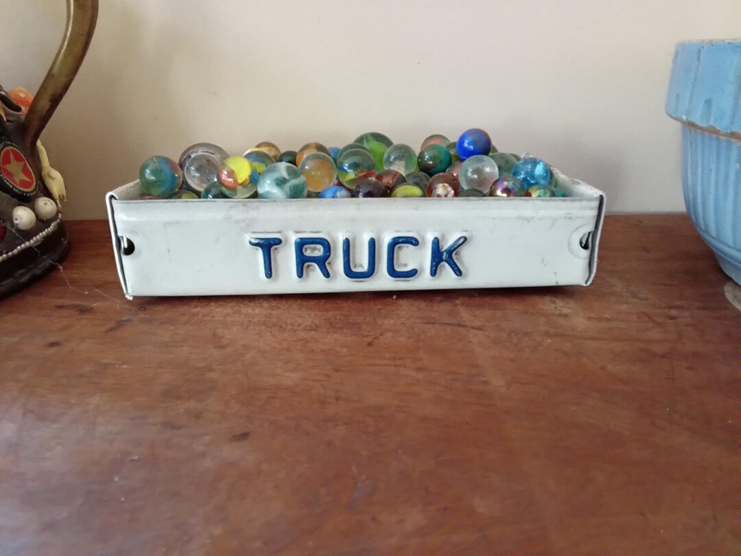 Rustic Truck License Plate Box Vintage Storage Box License Plate ...