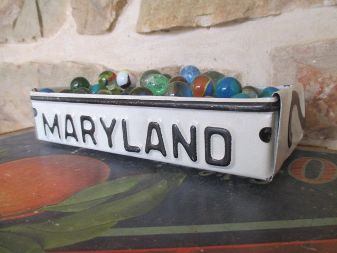 Repurposed Marland License Plate Box - FREE SHIPPING - Vintage Tresure ...