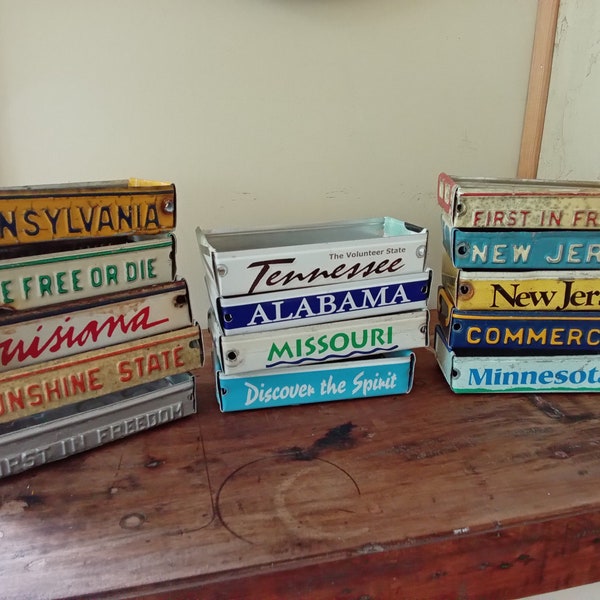 Upcycled License Plates - Etsy