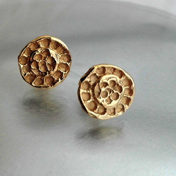 Textured Earrings - Etsy