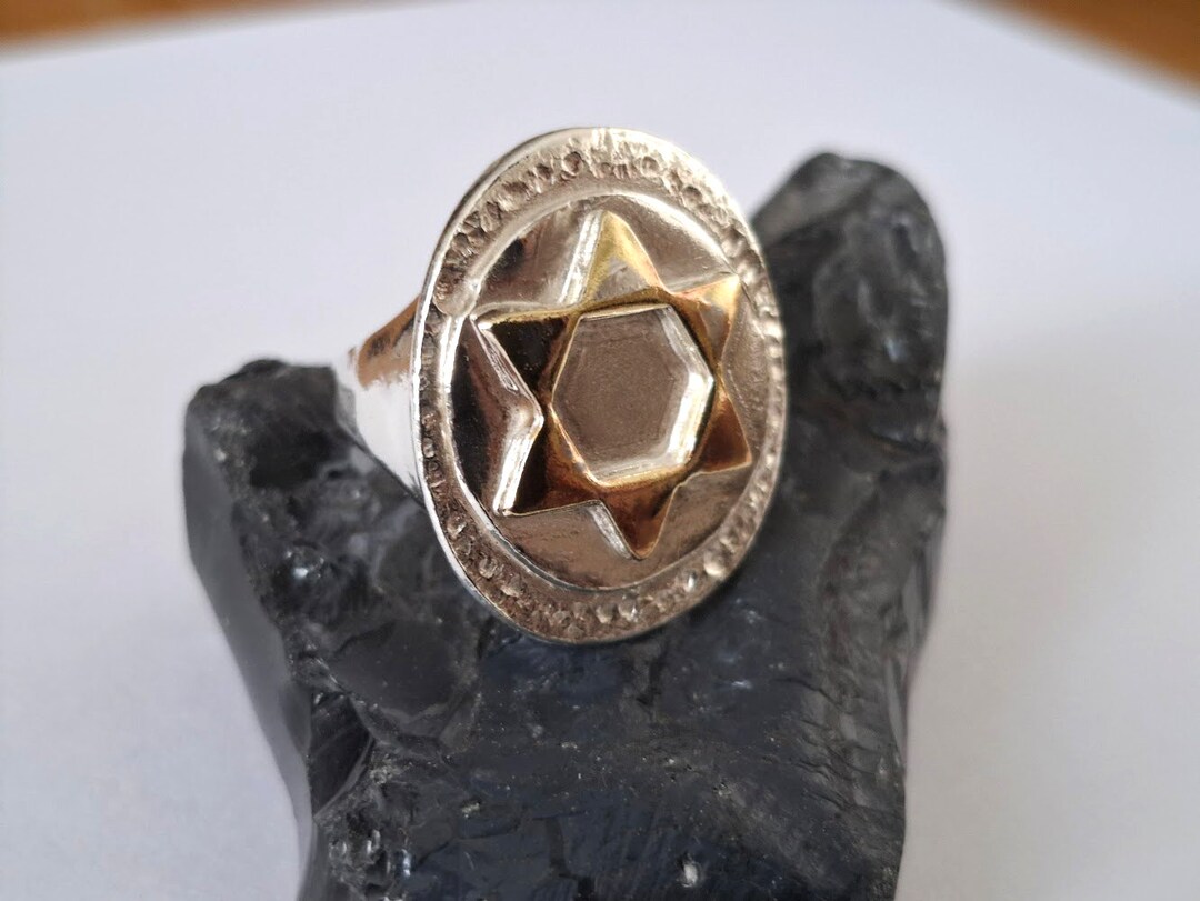 Star of David Ring, Silver Star of David, Magen David Ring, Solid 925 ...