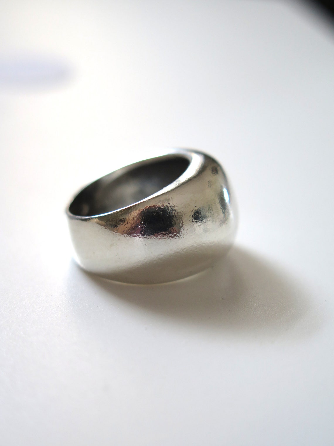 Alternative Wedding Band Solid Silver Ring Sterling Silver - Etsy