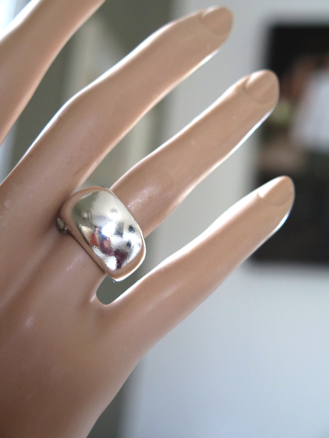 Alternative Wedding Band Solid Silver Ring Sterling Silver - Etsy