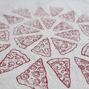 PIZZA Tea Towel Kitchen Towel Screen Print Cook Chef - Etsy