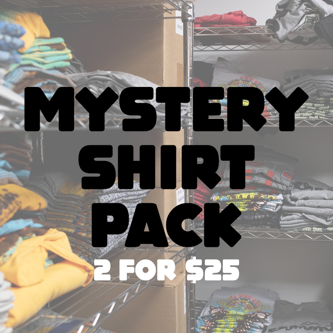 MYSTERY T-shirt Pack 2 for 25: Soft Shirts Gift for Him Vermont Made ...