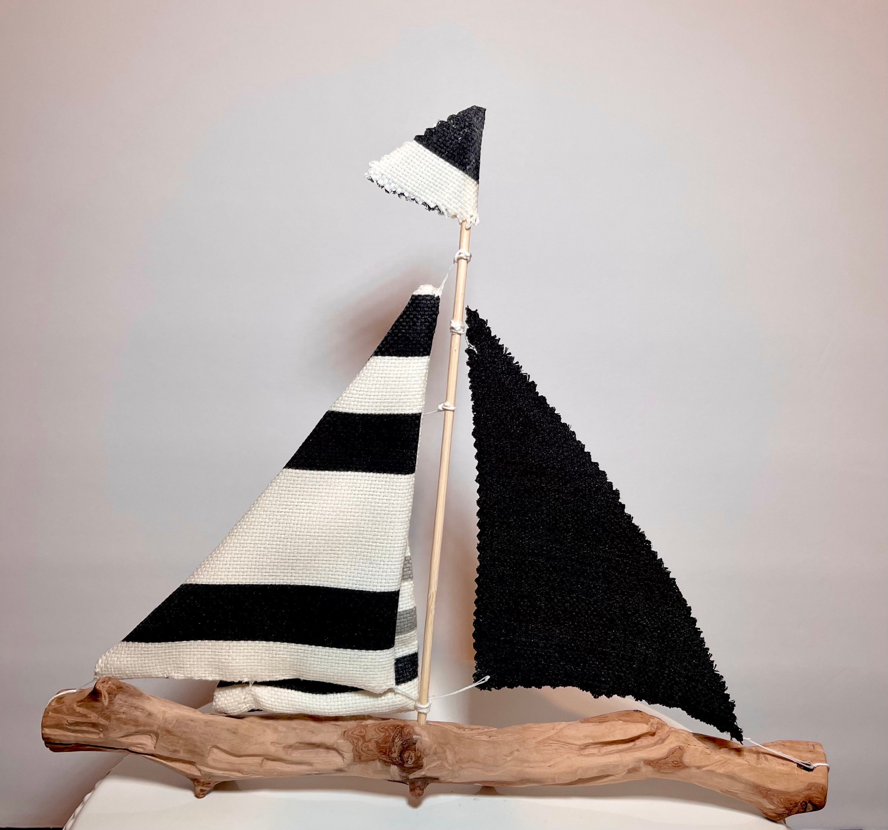 15x12 Inch Decorative 3 Sail Sailboat Made With Premium Quality Fabrics ...