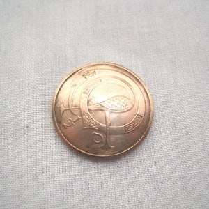 Old Irish Half Penny Tie Tac/lapel Pin - Etsy