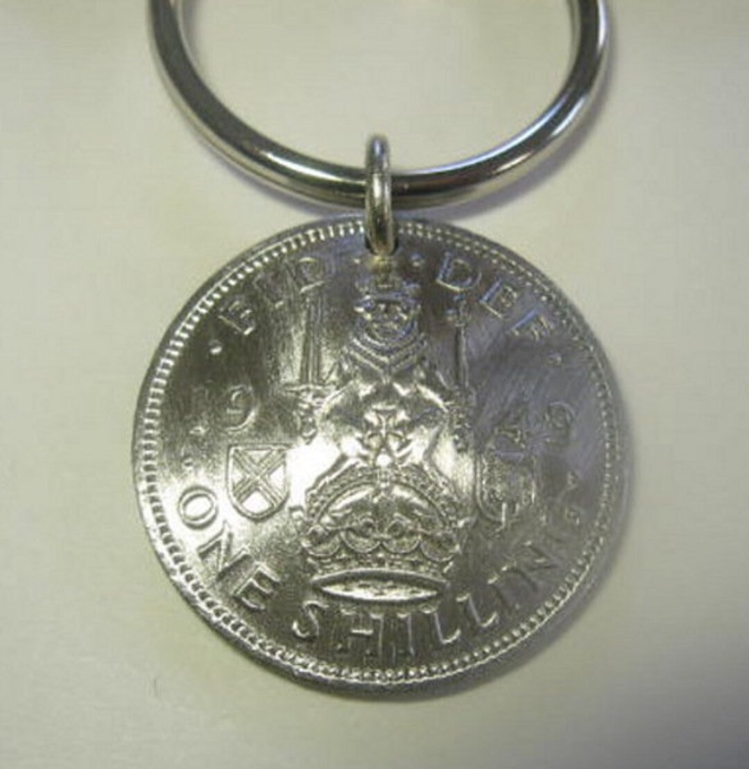 Vintage Scottish Crest Coin Key Ring - Etsy