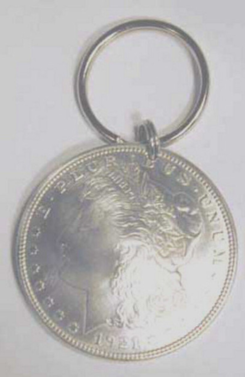 Morgan Dollar Money Clip/key Ring Antique Silver Coin-free - Etsy