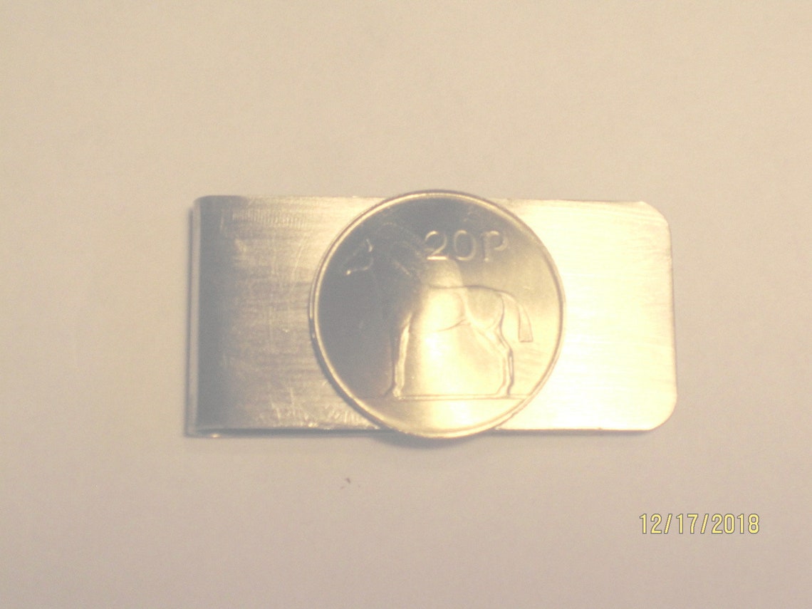 Vintage Golden Irish Hunter Coin Money Clip Beautiful Horse - Etsy