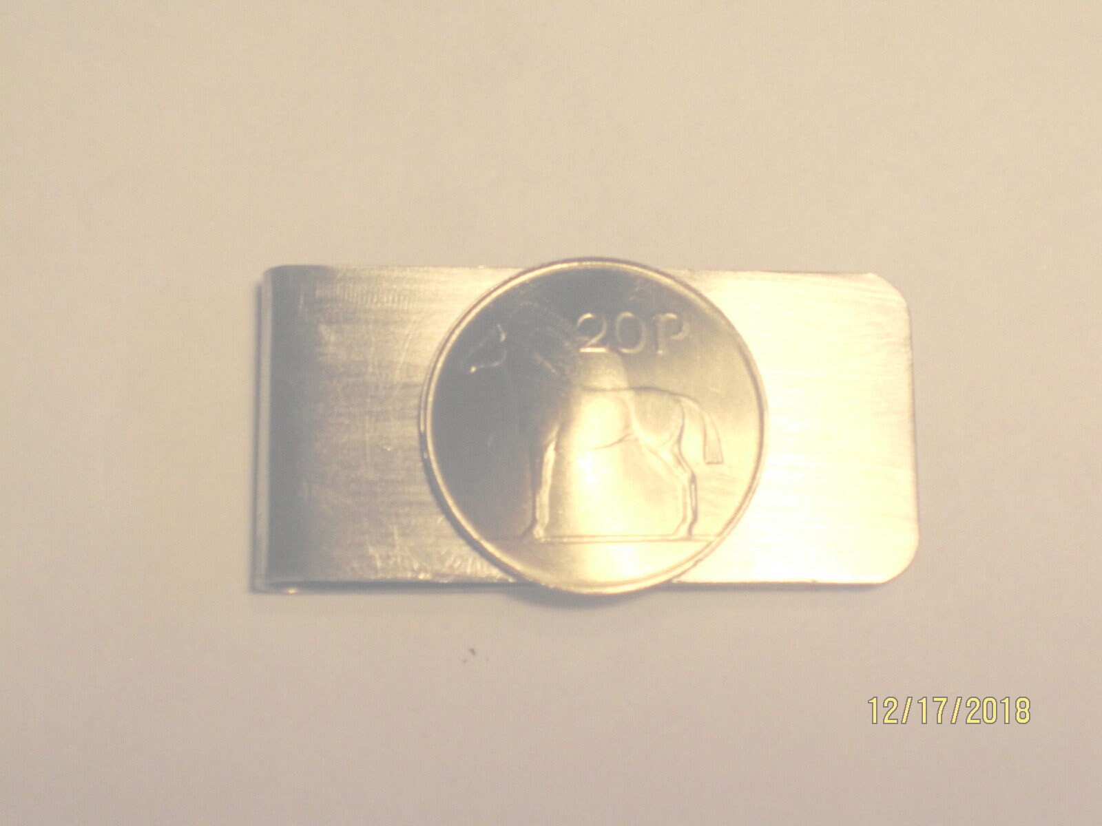 Vintage Golden Irish Hunter Coin Money Clip- Beautiful Horse - Etsy