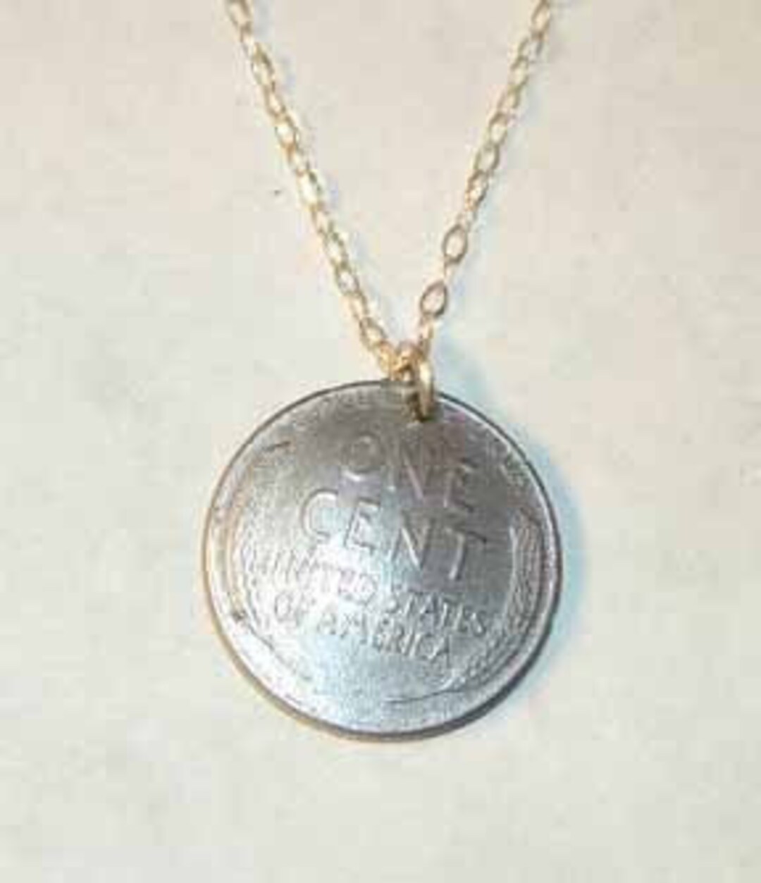 Collier antique de Penny d'acier-fabriqué à la main dans l'expédition ...