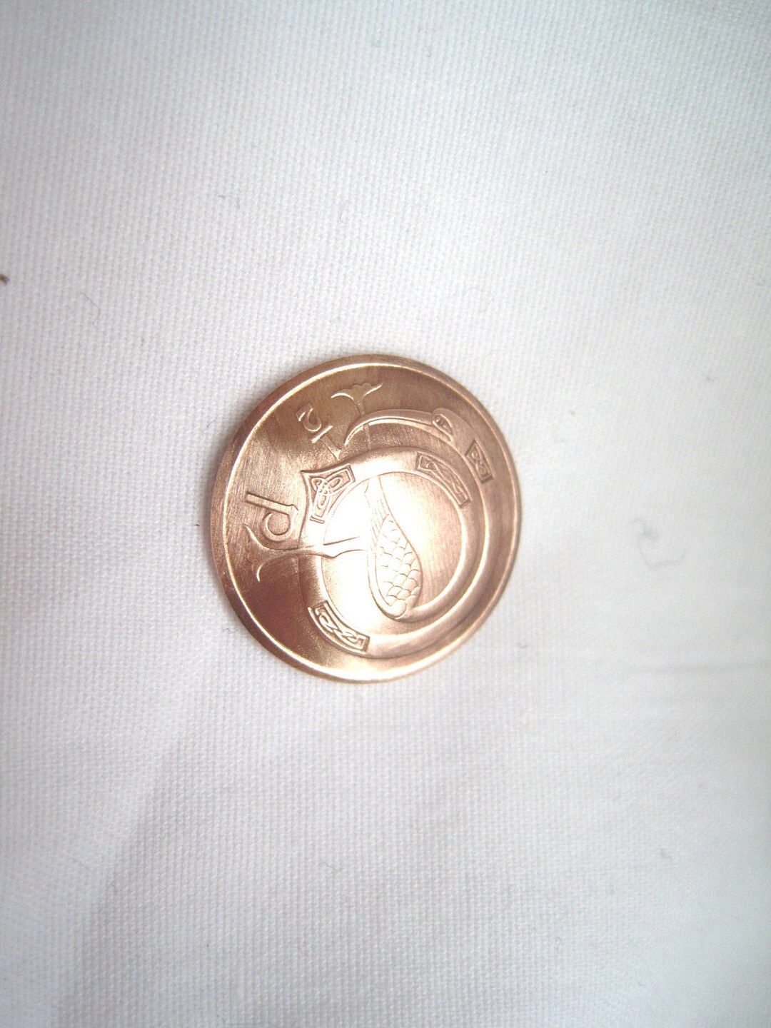 Old Irish Half Penny Tie Tac/lapel Pin - Etsy