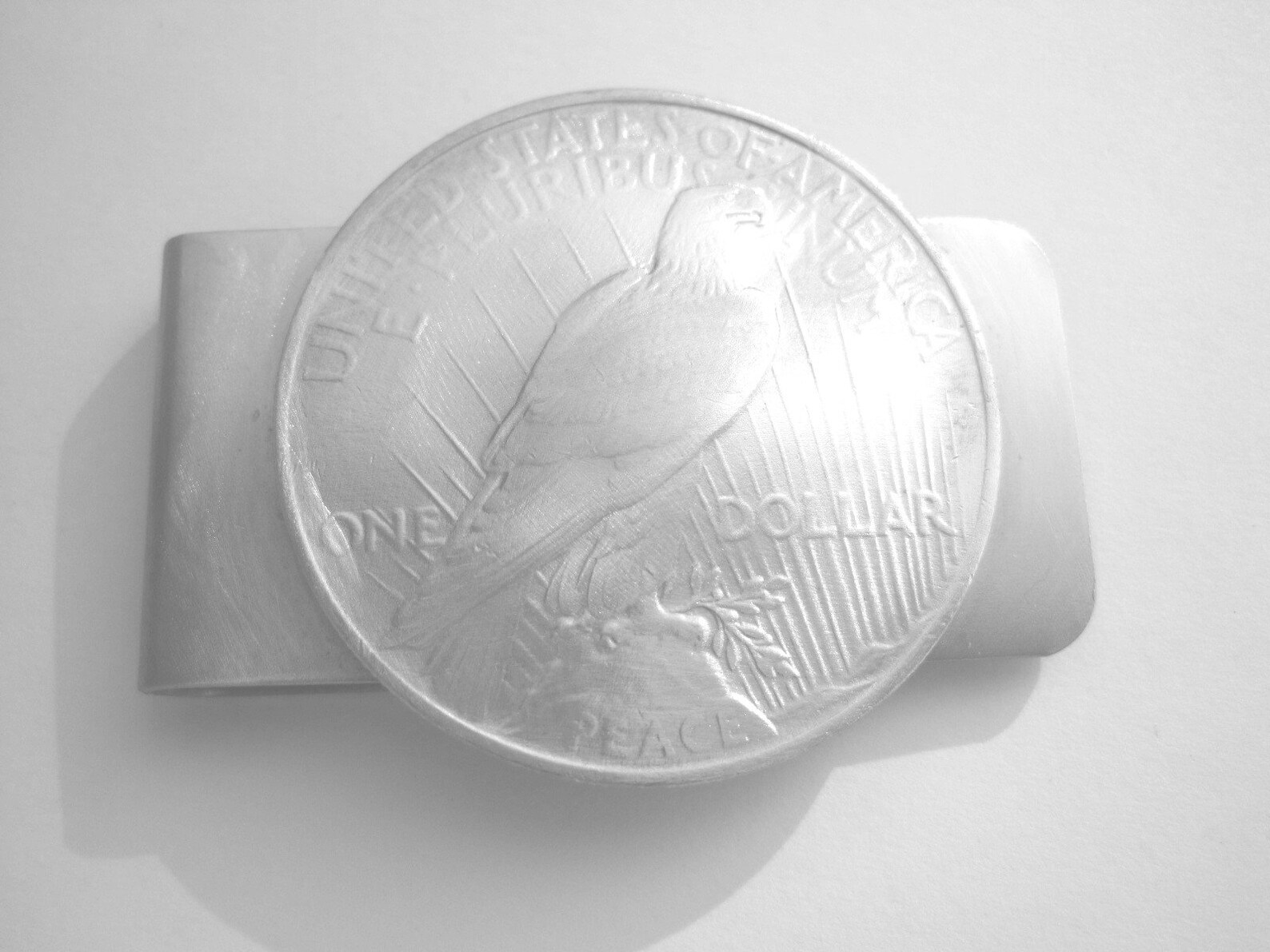 Peace Dollar Money Clip-antique Silver Coin - Etsy