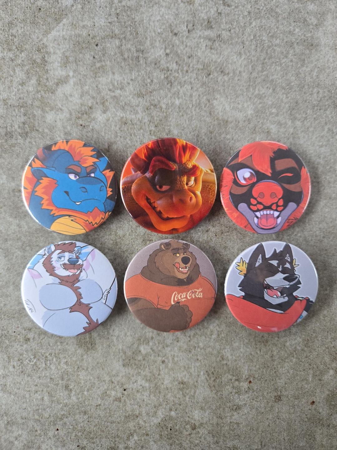 Custom 45mm Furry Badges Button Pin or Magnet - Etsy