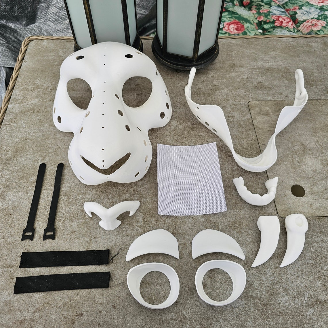 Smilodon Sabretooth Cat Fursuit Head Base Set: Eyes, Eyelids, Moving ...