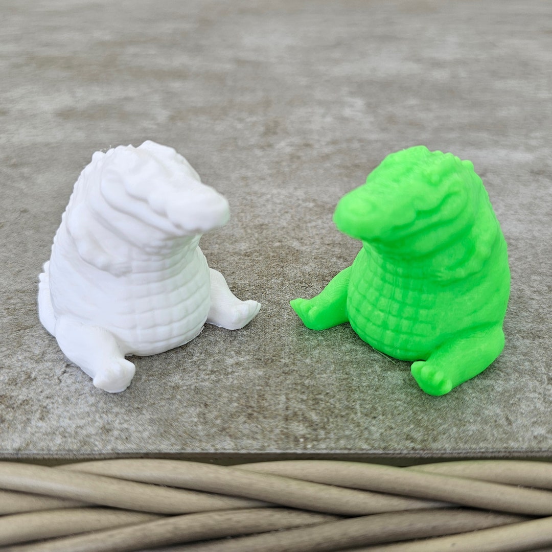 Chubby Crocodile Meme Figure - Etsy