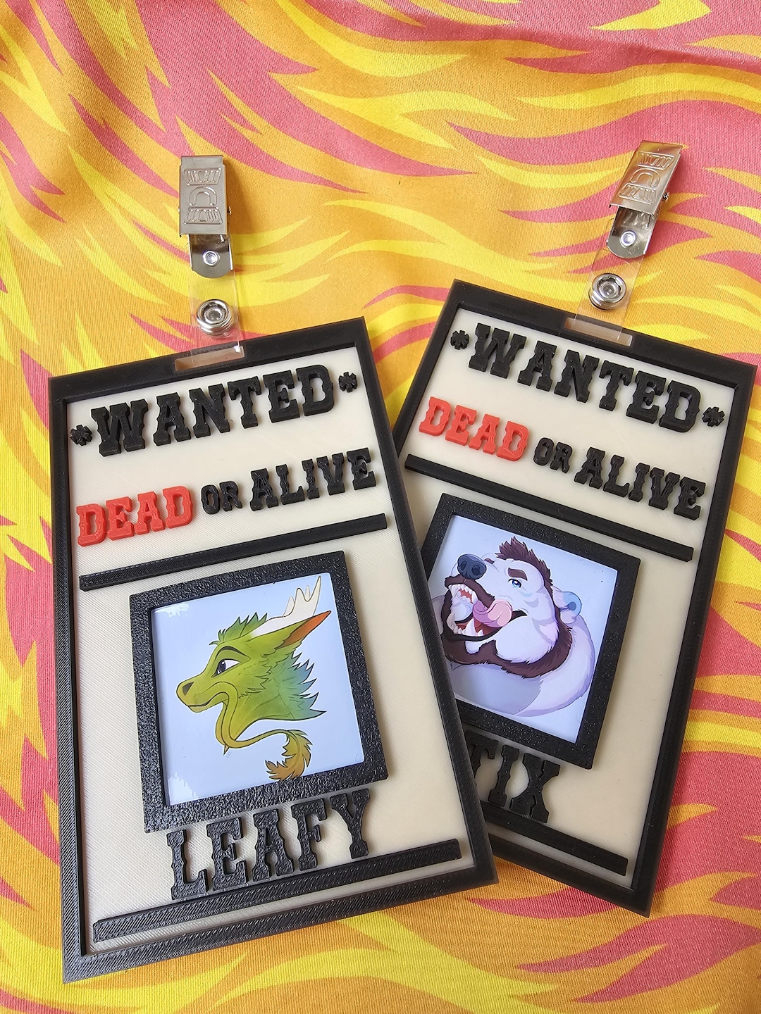 Custom Fursuit Badge * Western Cowboy Wanted Poster With Photo ...