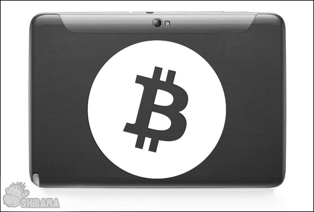 Bitcoin BTC Crypto Logo Decal Sticker - Etsy