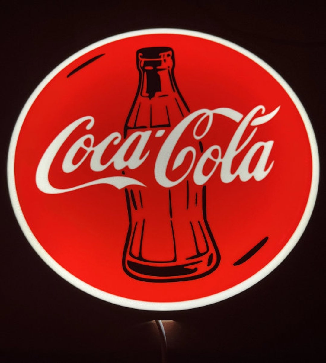 Coca Cola LED Sign Perfect for Collectors, Soda Fans, Wall Art, Him ...