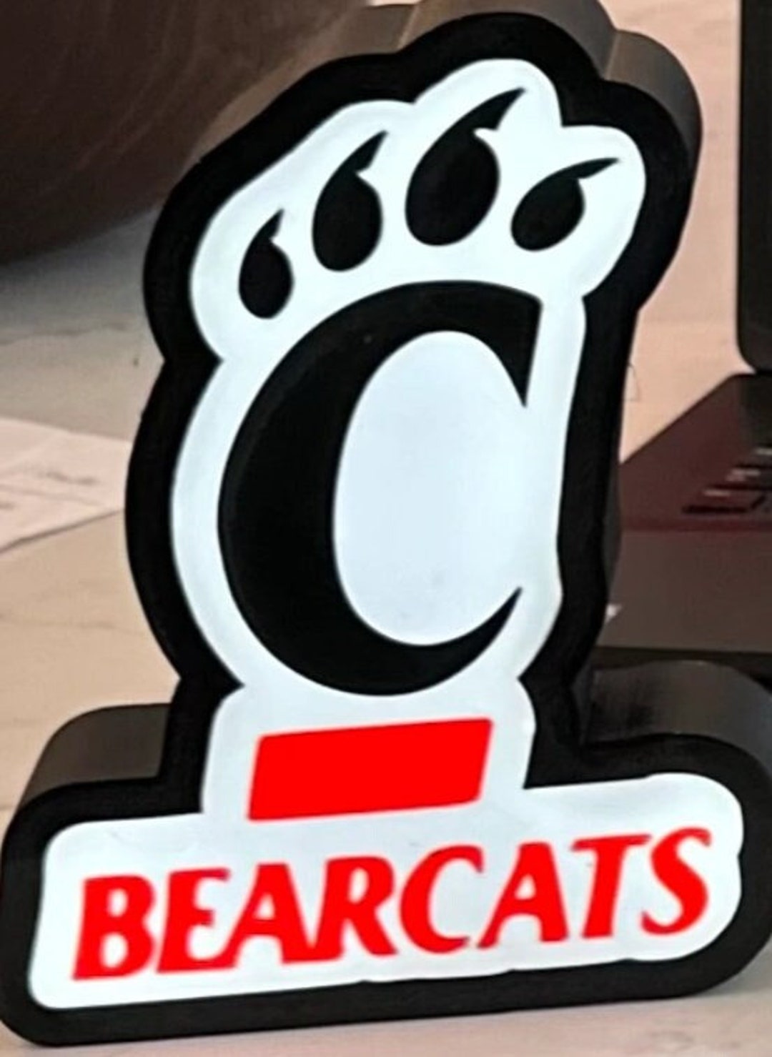 Cincinnati Bearcats LED Sign Light up Your Space With Cincy Pride ...