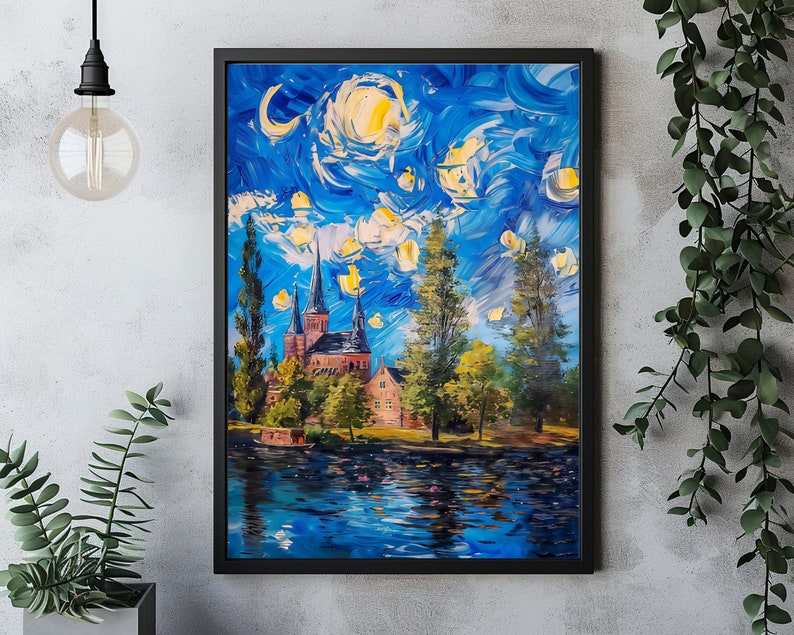 Dutch Landscape Impressionism Art, Van Gogh Style (digital Download) - Etsy