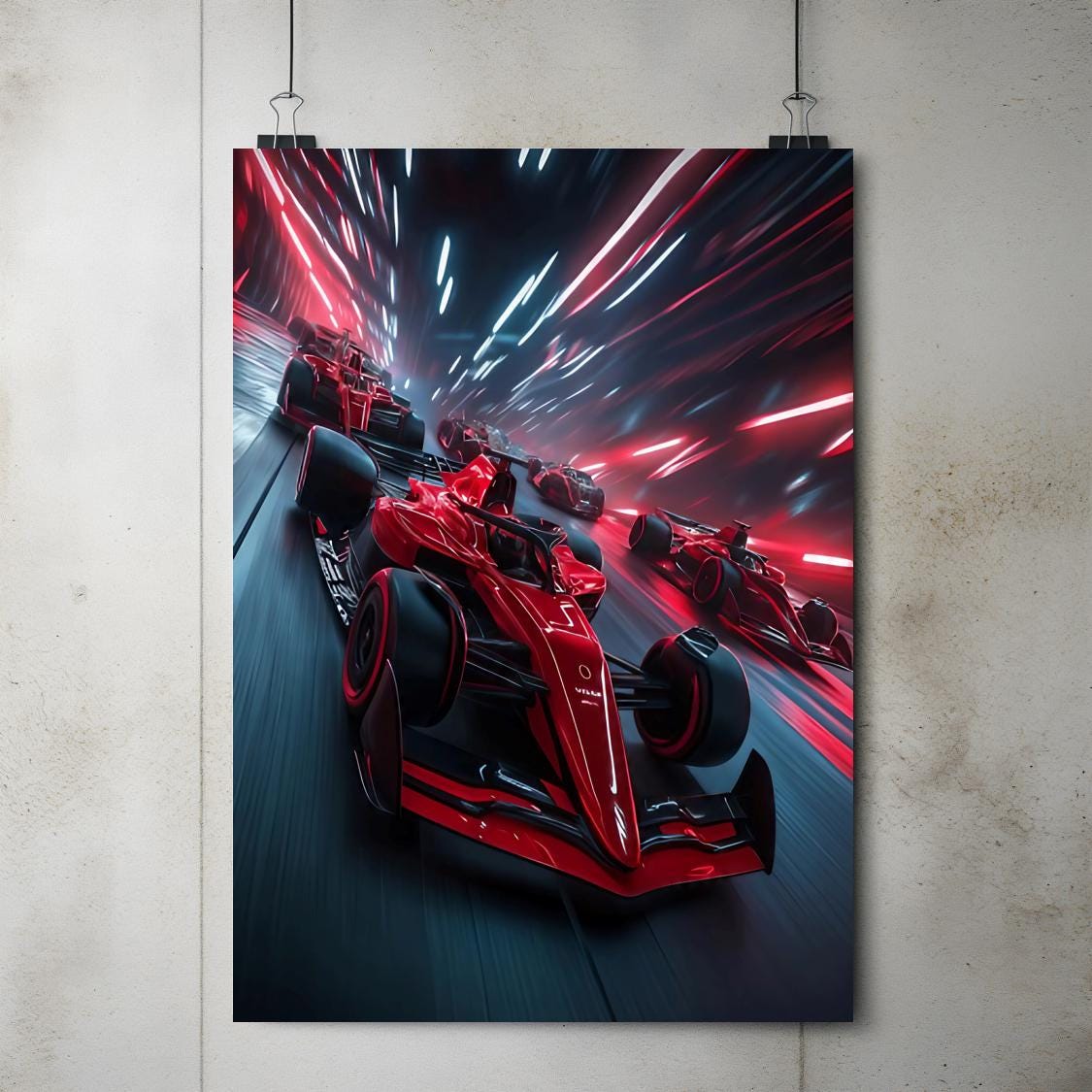 Set of 10 Car Posters Automotive Home Wall Art Decorative Prints ...