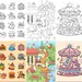 Printable Colouring Pages, Instant Download, 10 X Fun Themed ...
