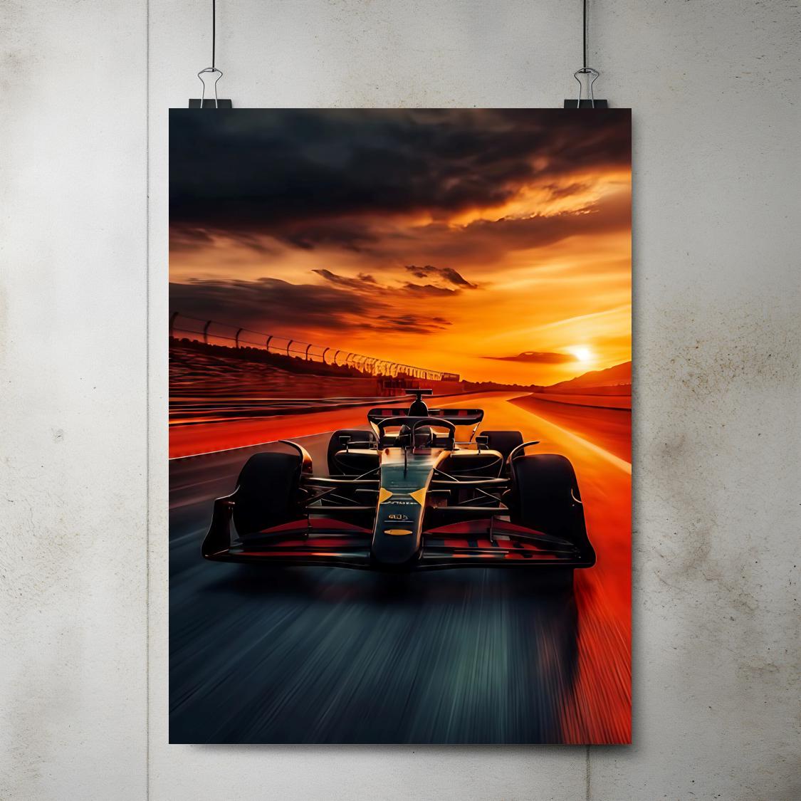 Set of 16 Car Posters Automotive Home Wall Art Decorative Prints ...