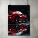 Set of 6 Car Posters Automotive Home Wall Art Decorative Prints Digital ...