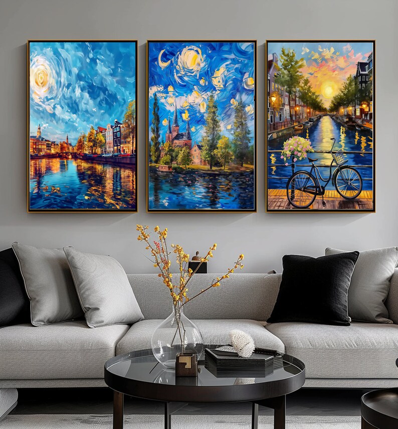 Dutch Landscape Impressionism Art, Van Gogh Style (digital Download) - Etsy