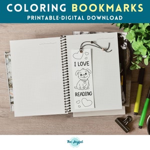 Printable Animal Coloring Bookmarks for Kids and Adults, Reading ...