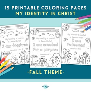 Printable Bible Verse Coloring Pages for Children, Homeschool & Church ...