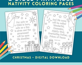 Printable Bible Verse Coloring Pages for Children, Homeschool & Church ...