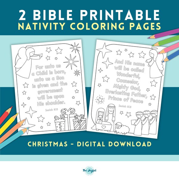 Nativity Printable - Etsy