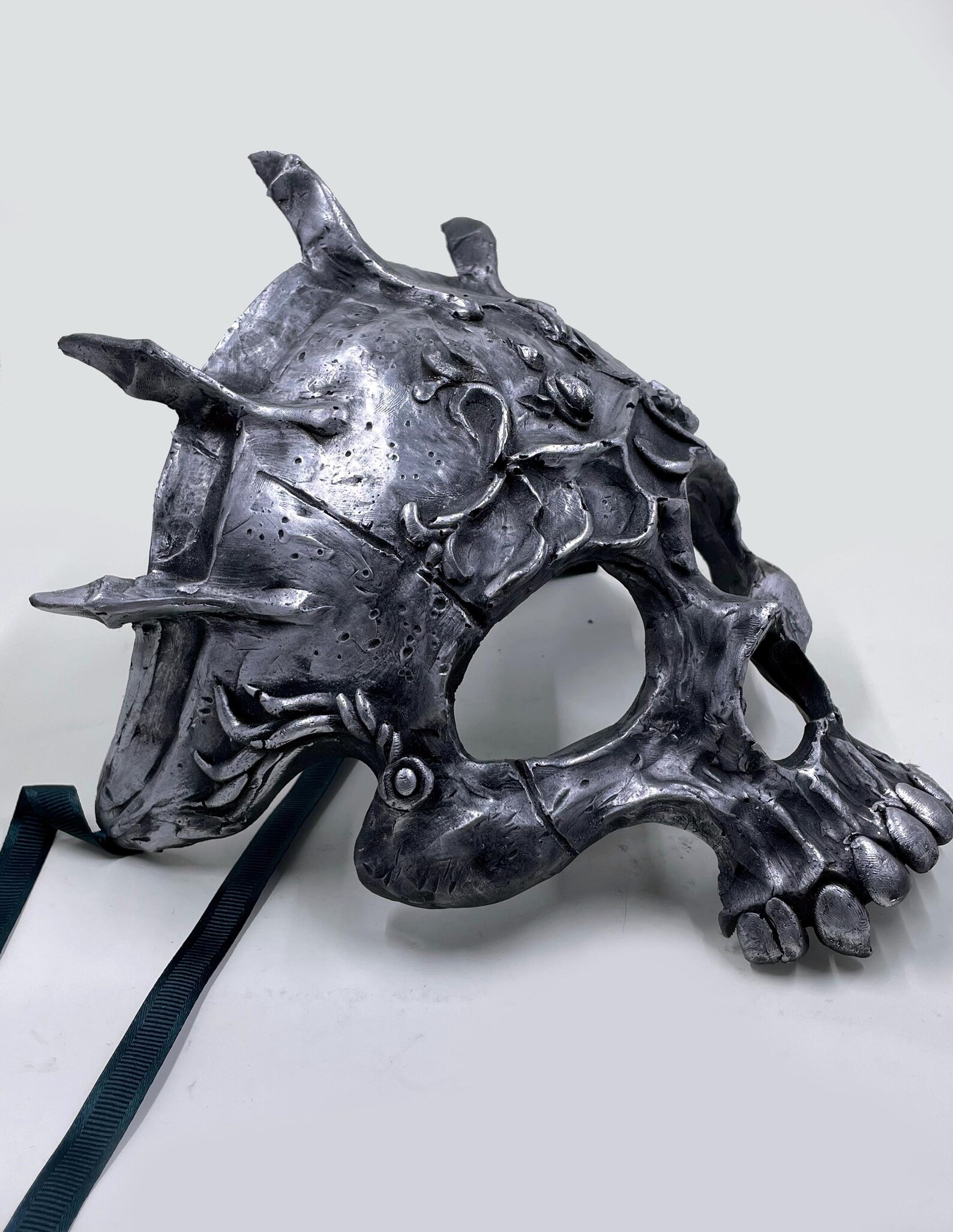 Skull Mask Ritualist Mask Handmade Mask Resin Cast Brass Cold Cast Mask ...