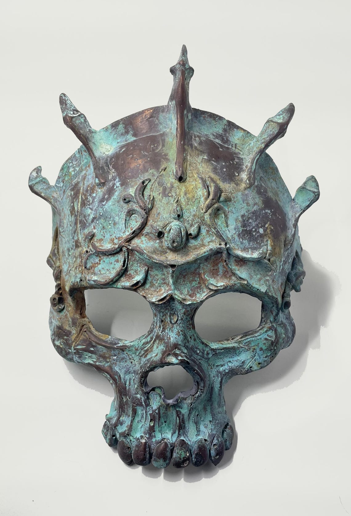 Skull Mask Ritualist Mask Handmade Mask Resin Cast Brass Cold Cast Mask ...