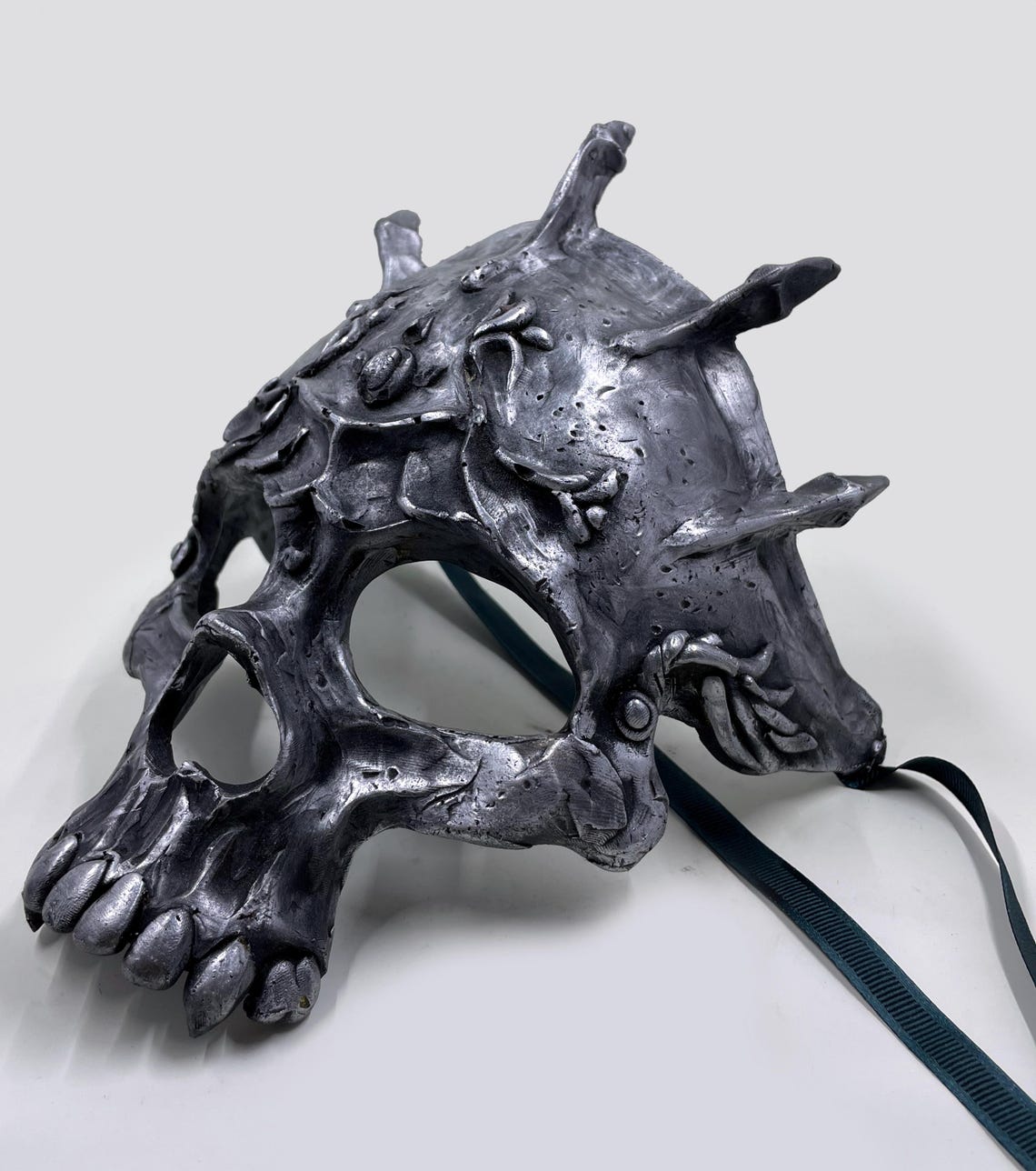 Skull Mask Ritualist Mask Handmade Mask Resin Cast Brass Cold Cast Mask ...