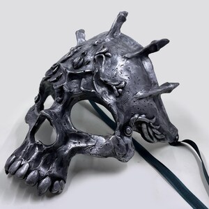 Skull Mask Ritualist Mask Handmade Mask Resin Cast Brass Cold Cast Mask ...