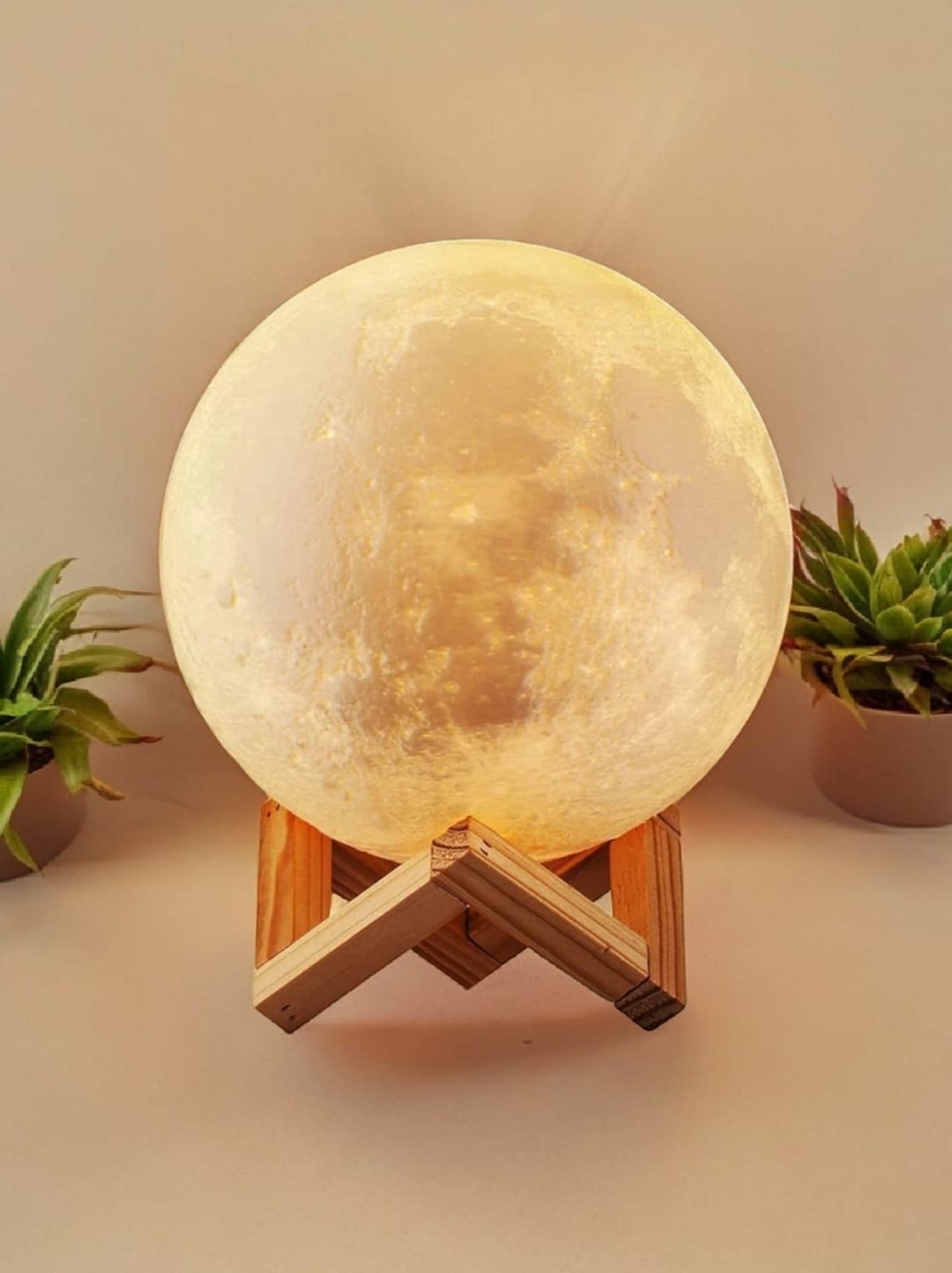 3D Moon Lamp, Rechargeable Lamp, Moon Night Light,moon Phase Lamp ...
