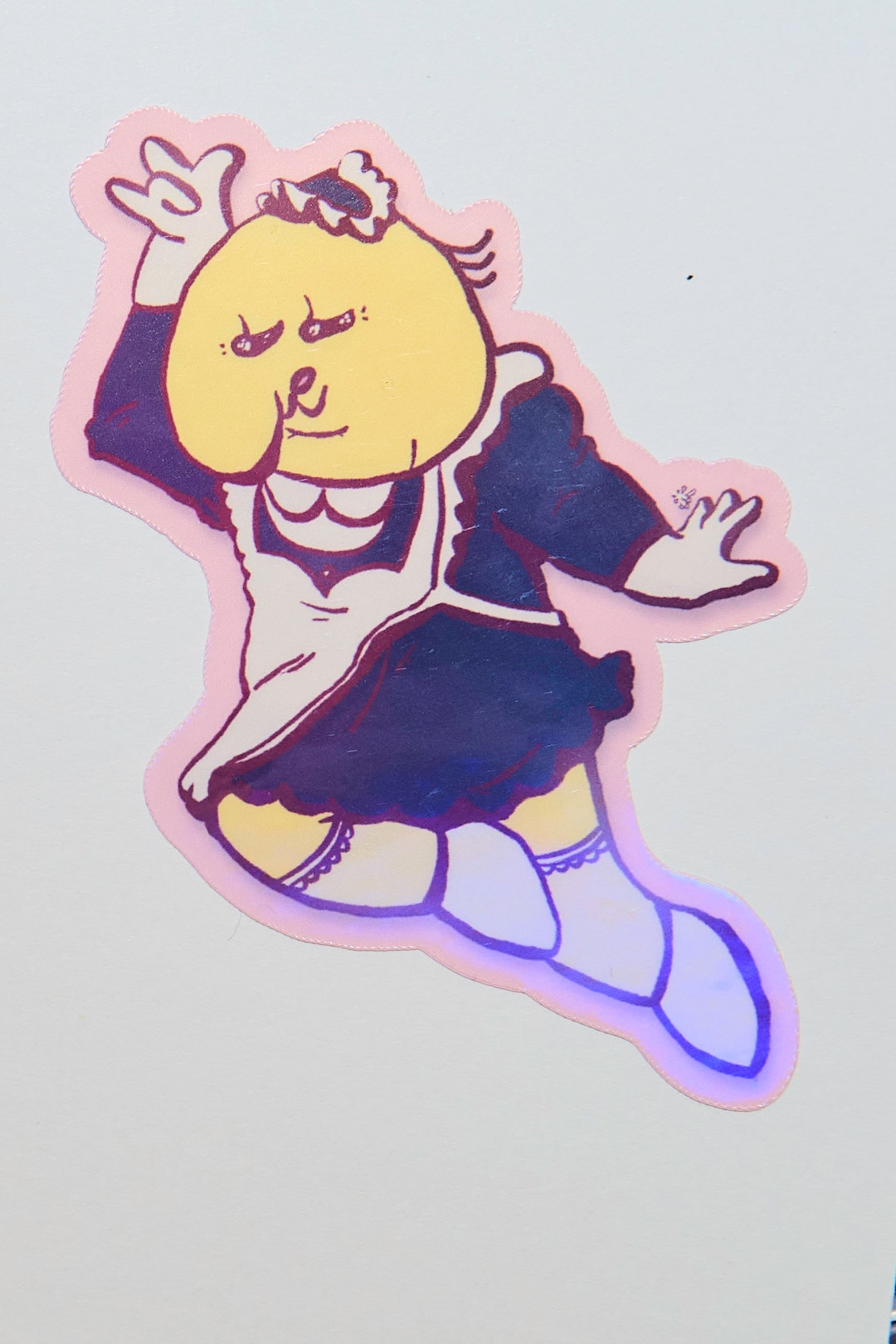 Smiling Friends Charlie Maid Magical Girl Vibes Holographic Vinyl ...