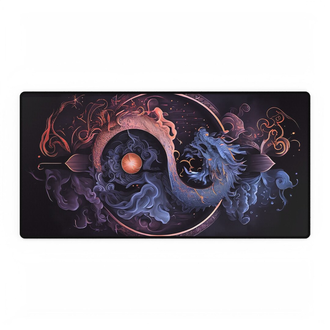 Dragon Desk Mat | Japanese Desk Mat | Anime Mouse Pad | Japanese Gaming ...