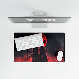 Itachi Uchiha Desk Mat | Anime Mouse Pad | Japanese Gaming Mousepad ...