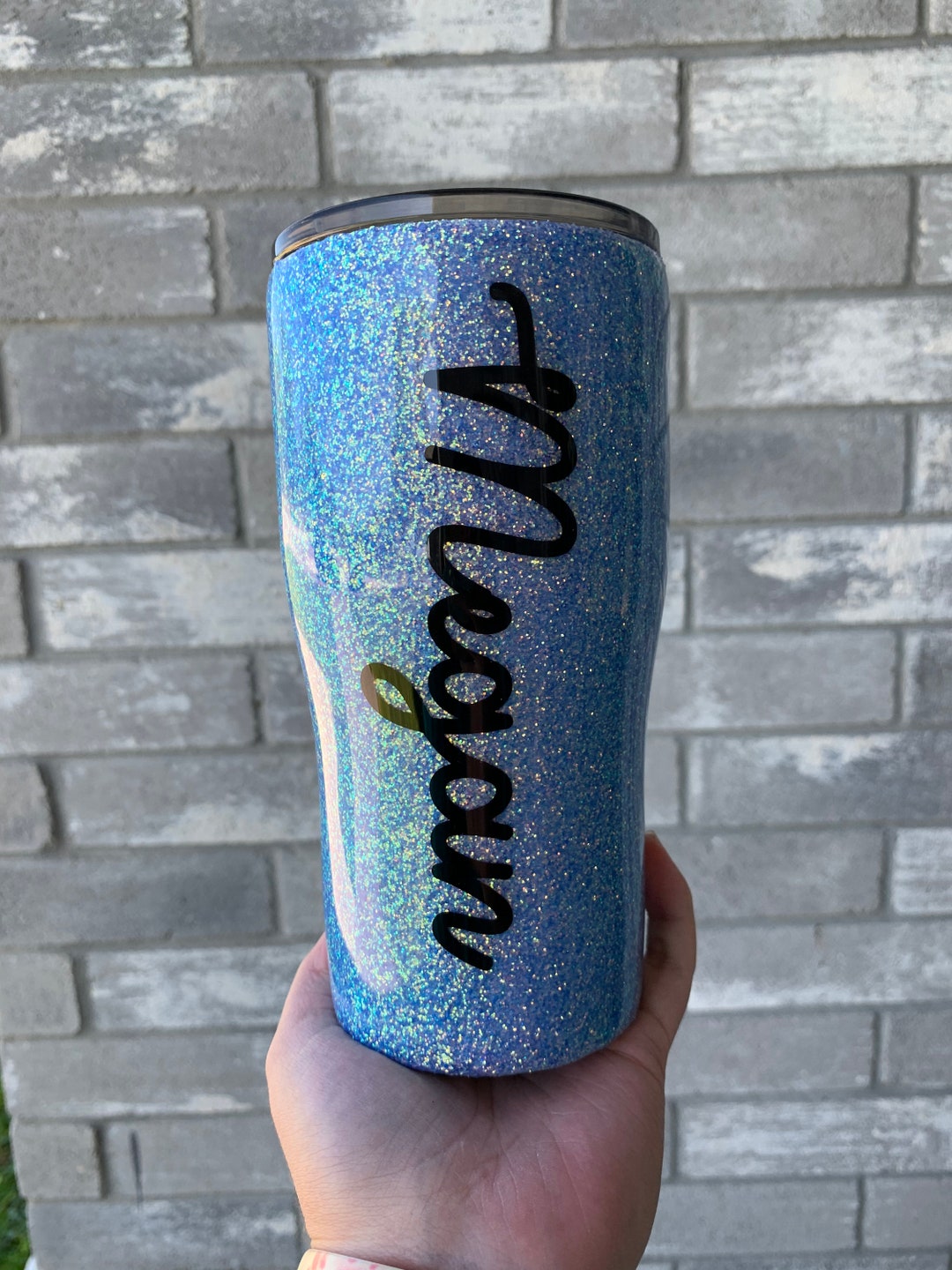 Custom Glitter Cup - Etsy