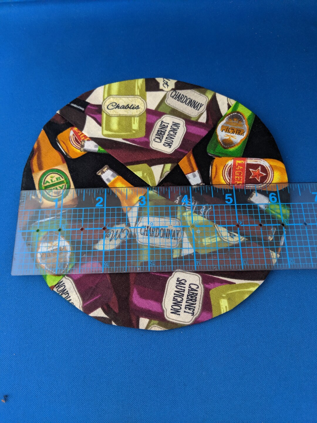 Beer/wine Bottle Mug Rug - Etsy